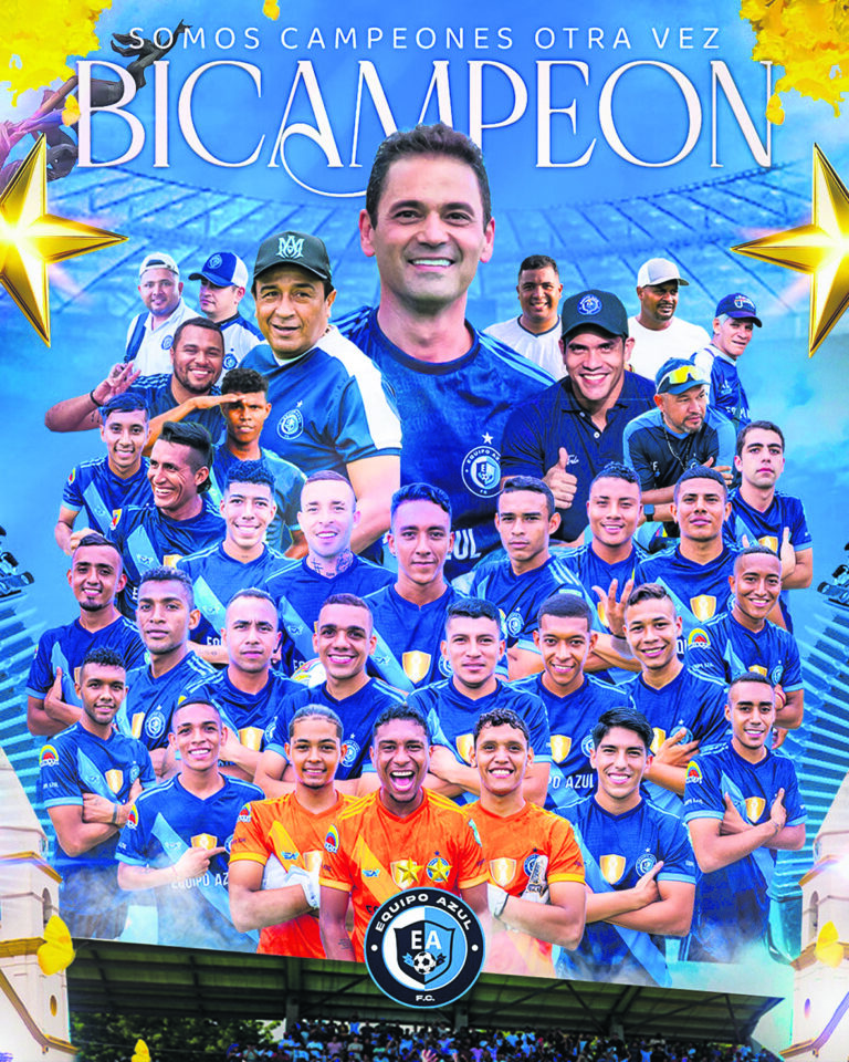 El Equipo Azul tocó la gloria y es bicampeón | Semanario La Calle